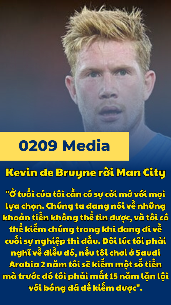 Kevin De Bruyne Rời Man City Viết Bởi 504 Media