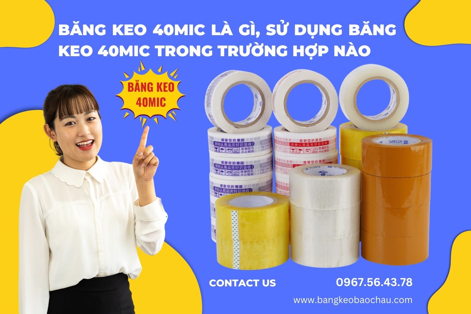 Băng keo 40mic là gì, sử dụng băng keo 40mic trong trường hợp nào ...
