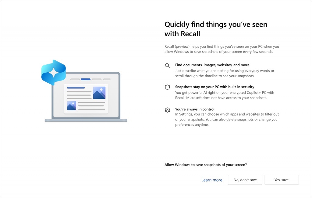 Microsoft cập nhật chính sách cho Recall sau nhiều tranh cãi: mặc định ...