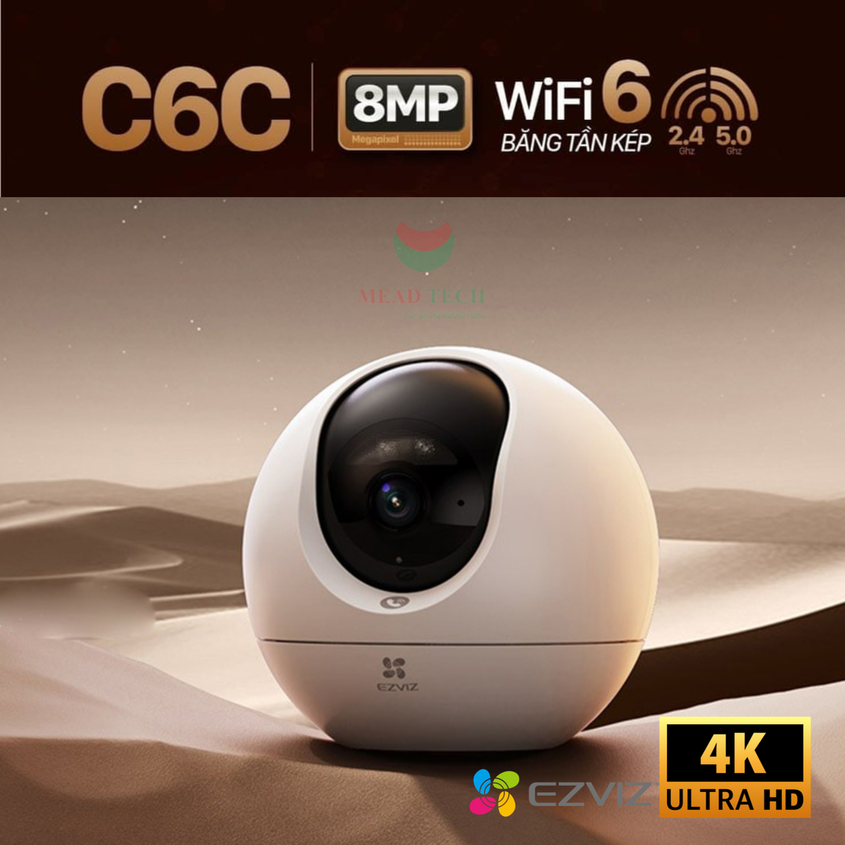 Camera Wifi Ezviz C6c 4K/8MP – Bảo vệ ngôi nhà sắc nét hơn bao giờ hết ...