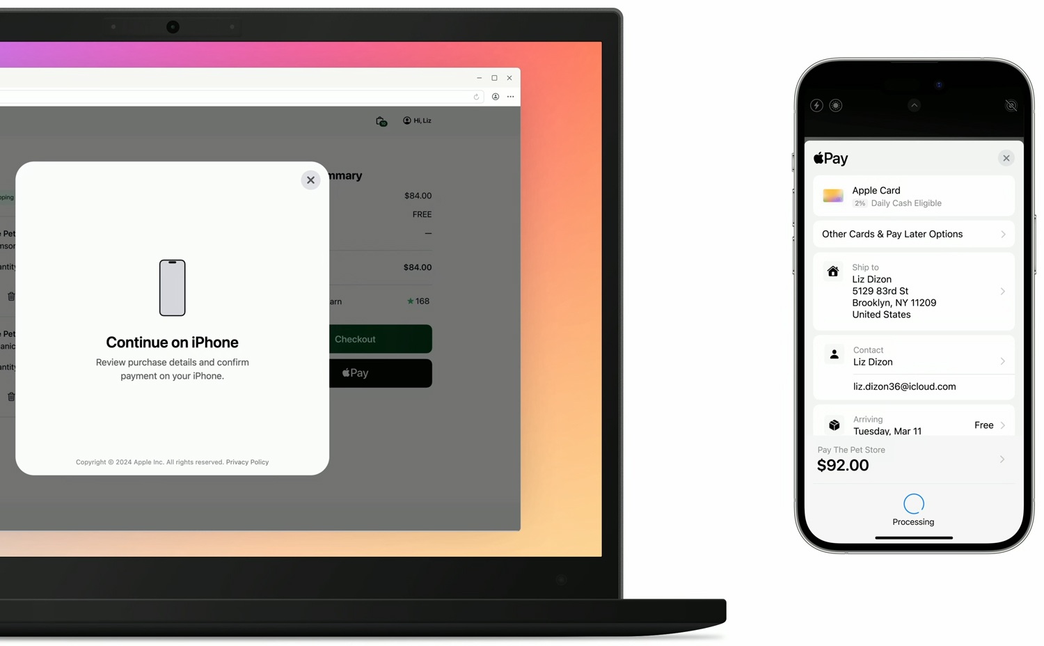 iOS 18: Apple Pay cho phép thanh toán trên mọi trình duyệt, chỉ cần có ...