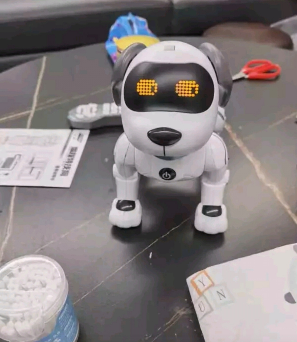 Chó robot này 5lit mua về chơi cũng vui vẻ :)) biết kể chuyện luôn ...