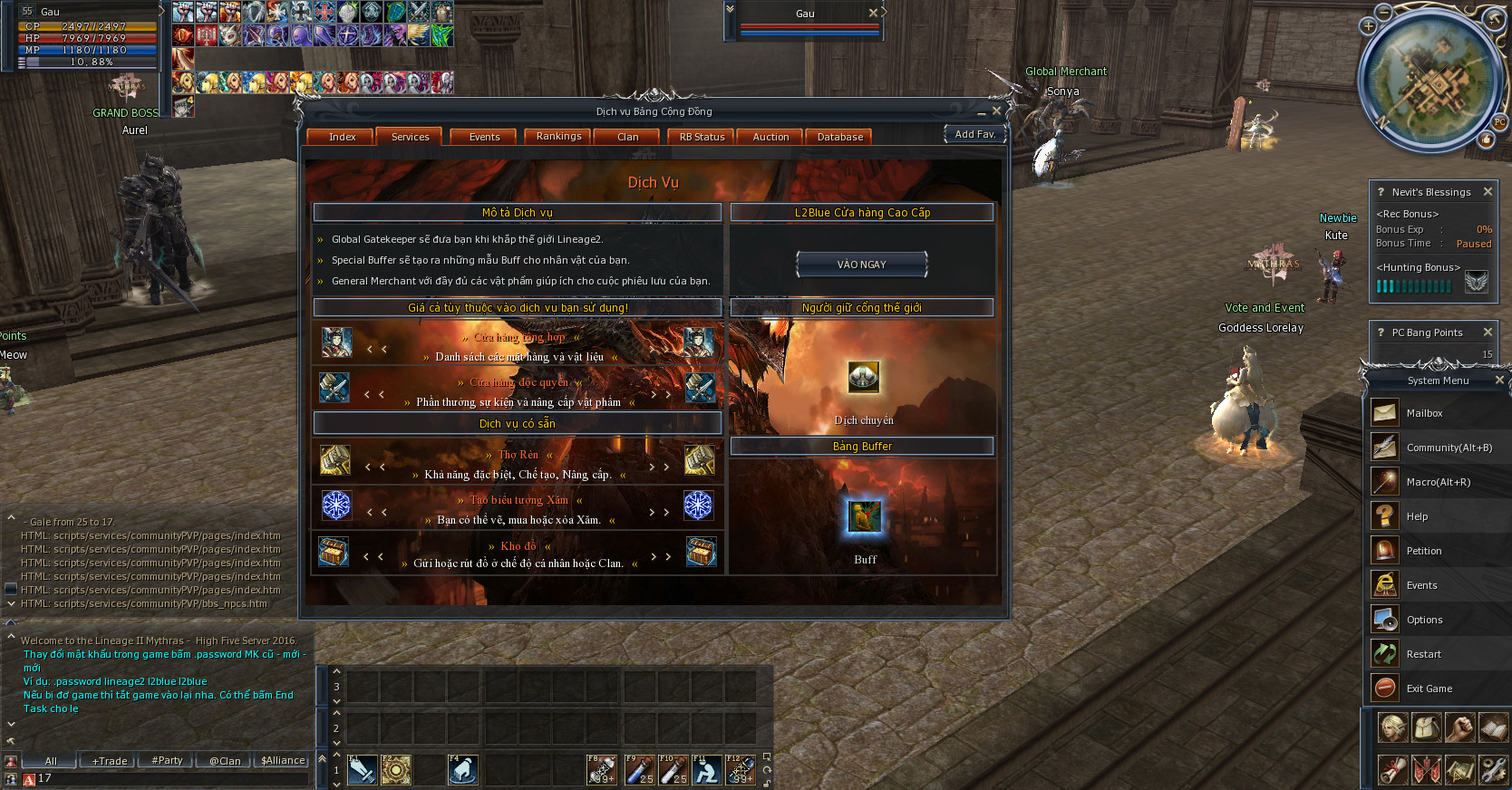 Server Lineage 2 High Five Giải Trí | Viết bởi khangbmt